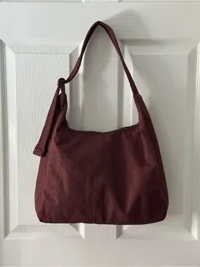 BAGGU | Bags | Baggu Shoulder Bag In Mahogany Colorway Recycled Nylon ...